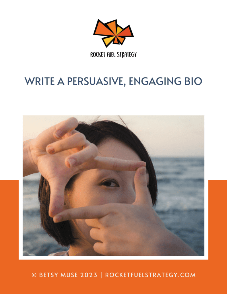 Yes! You're on your way to writing a trust-building bio | Rocket Fuel ...